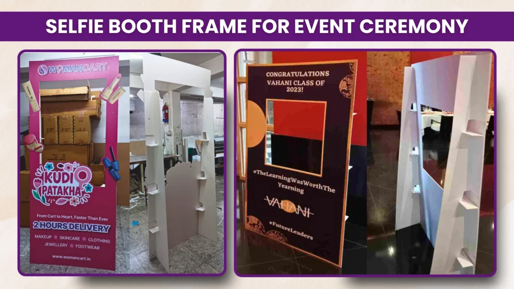 Selfie Booth Frame for Event Ceremony - shivanienterprises.com