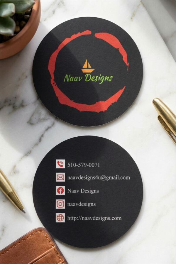 Custom Shape Business Card - shivanienterprises.com