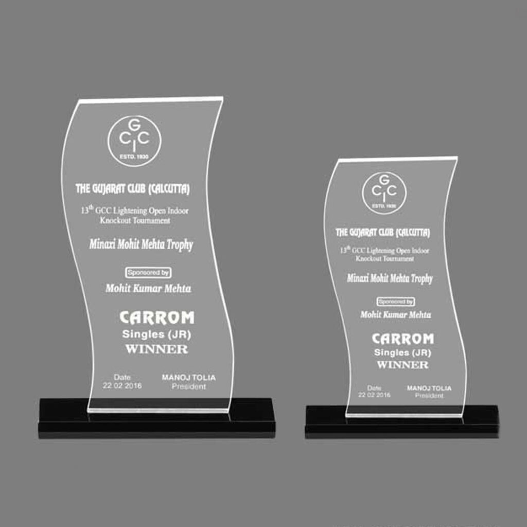Acrylic Trophies - shivanienterprises.com