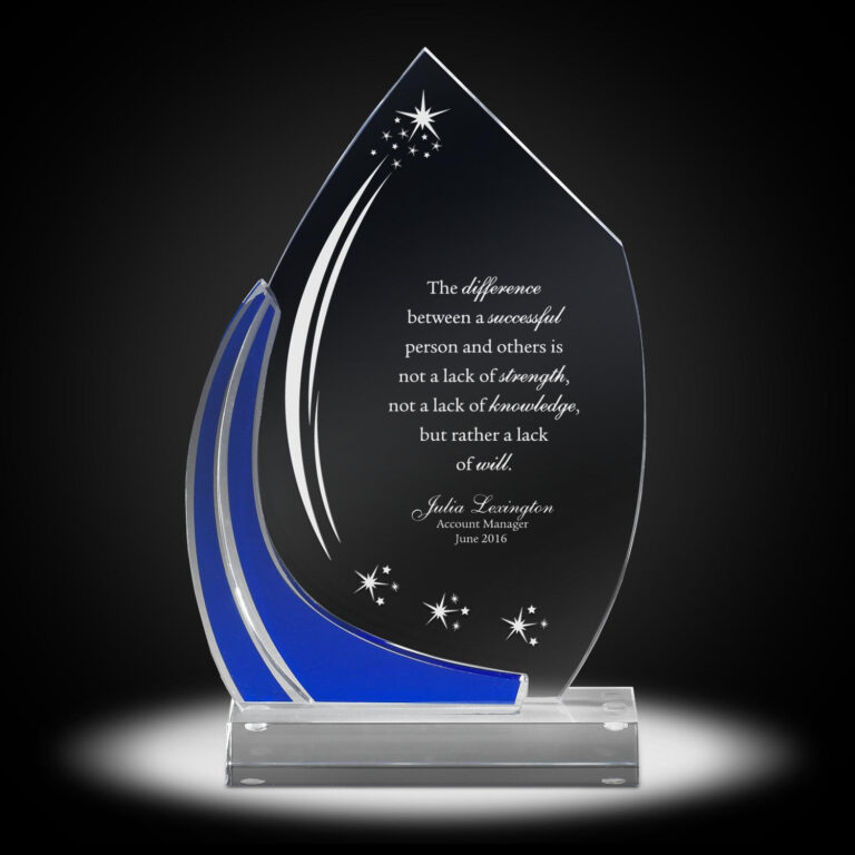 Custom Acrylic Trophy - shivanienterprises.com