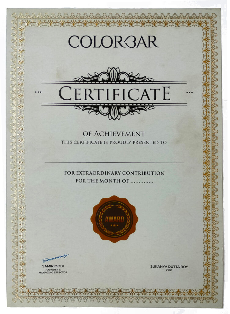 Premium Certificate Printing in Delhi | Engaging Certifiate